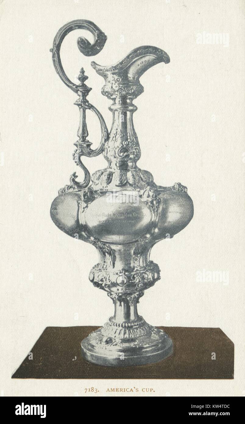 Americas cup trophy hi-res stock photography and images - Alamy