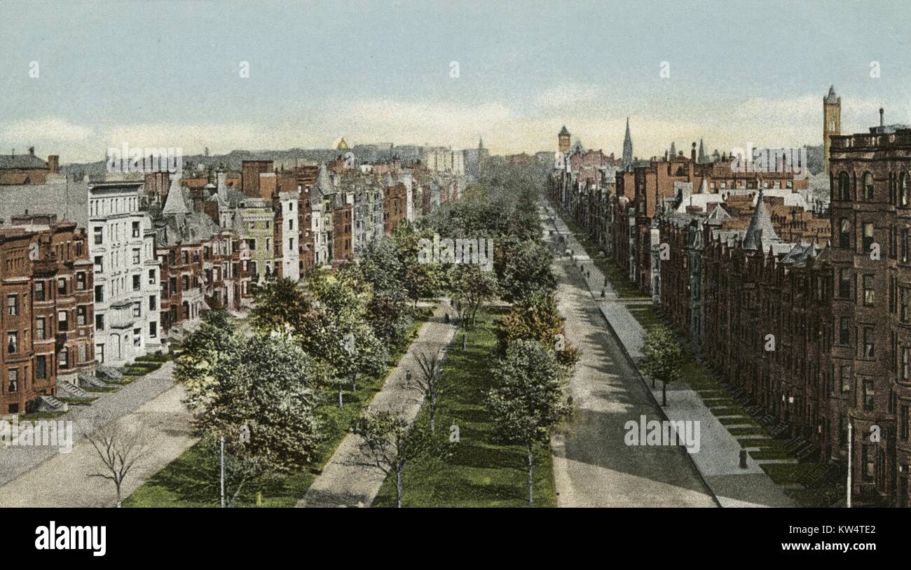 Boston postcard hi-res stock photography and images - Alamy