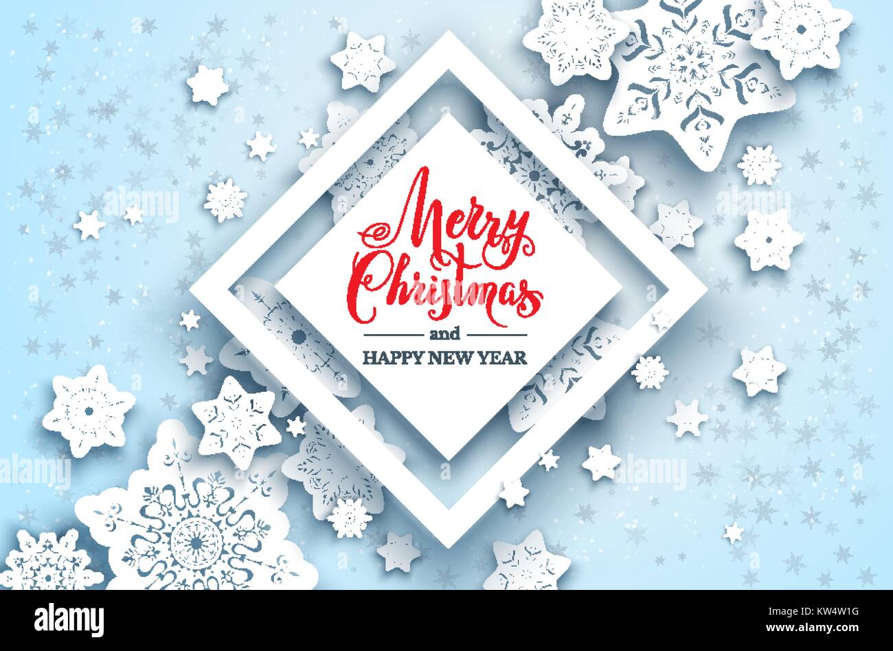 Christmas blue banner geometry Stock Vector Images - Alamy