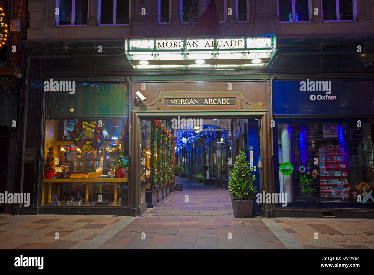 The Morgan Arcade, Cardiff, Wales, UK Stock Photo - Alamy