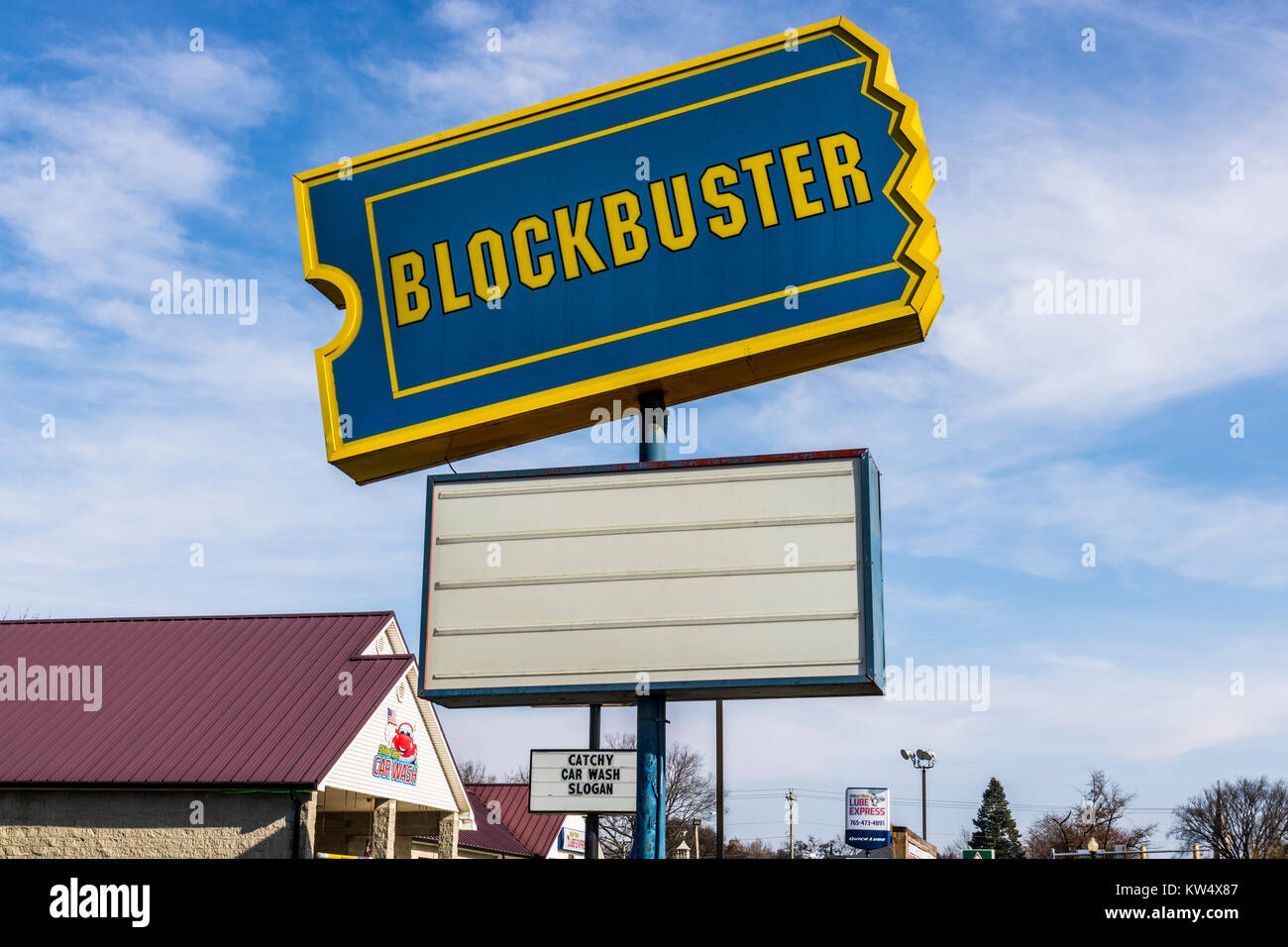 Peru - Circa November 2017: Defunct Blockbuster Video Retail Location ...