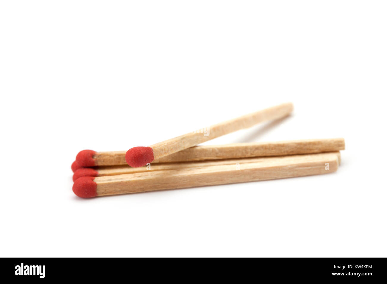 matchstick isolated on white background Stock Photo - Alamy
