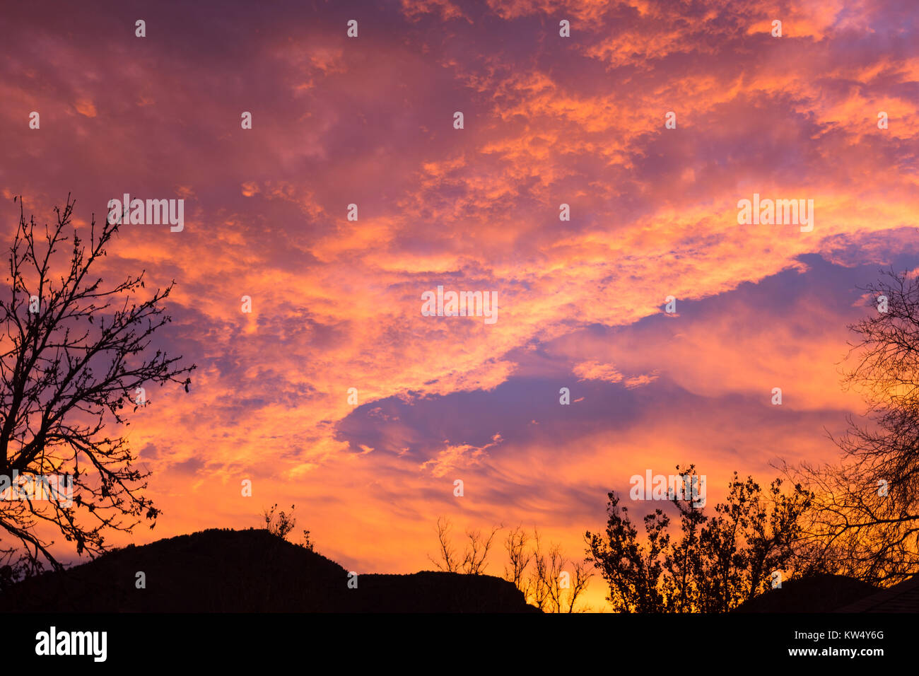 Cloudy colorful sunrise mountain hi-res stock photography and images ...