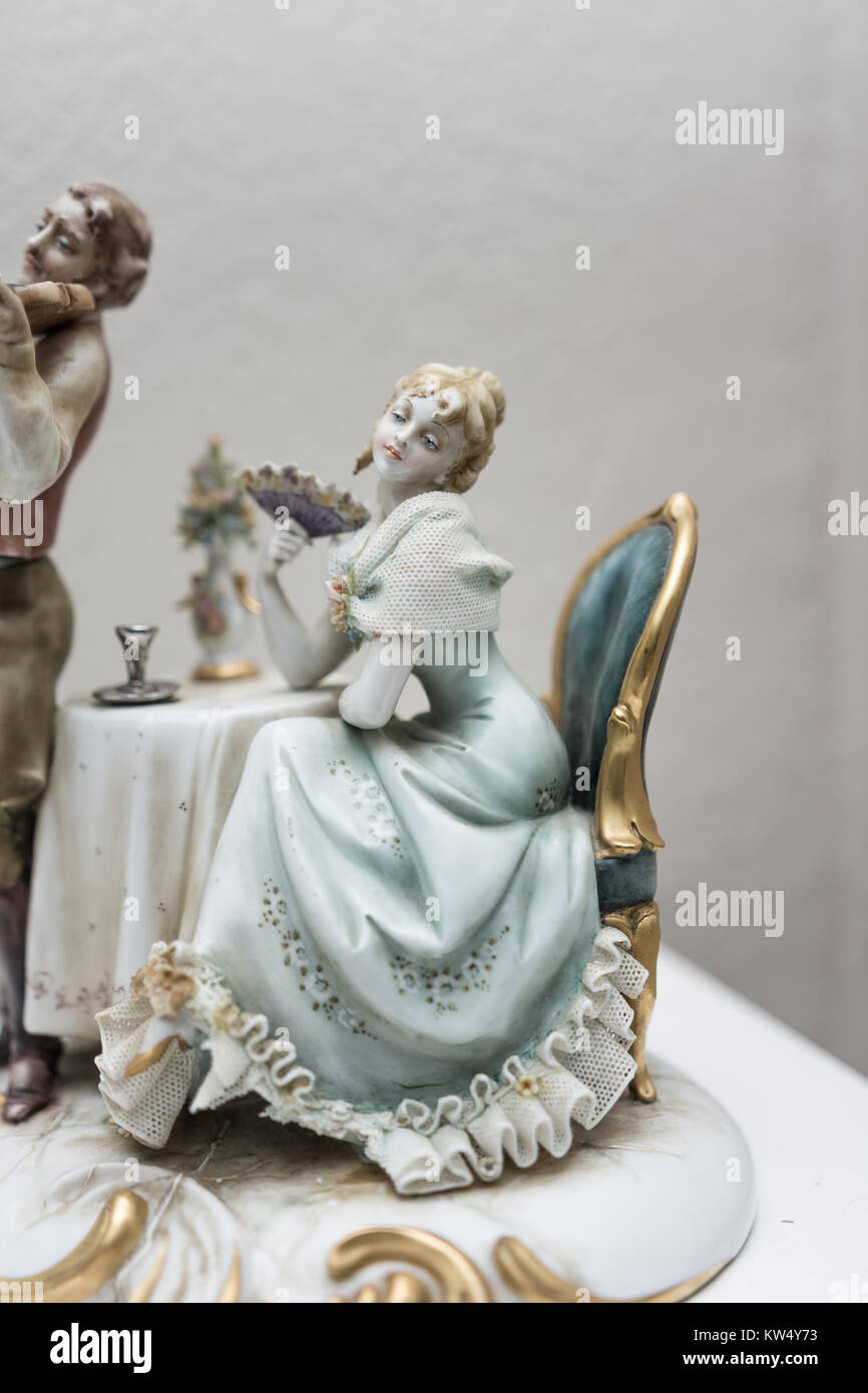 Victorian porcelain statue hi-res stock photography and images - Alamy