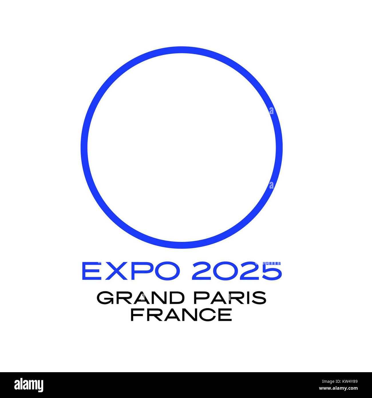 The logo for the official Expo 2025 Grand Paris bid represents the ...
