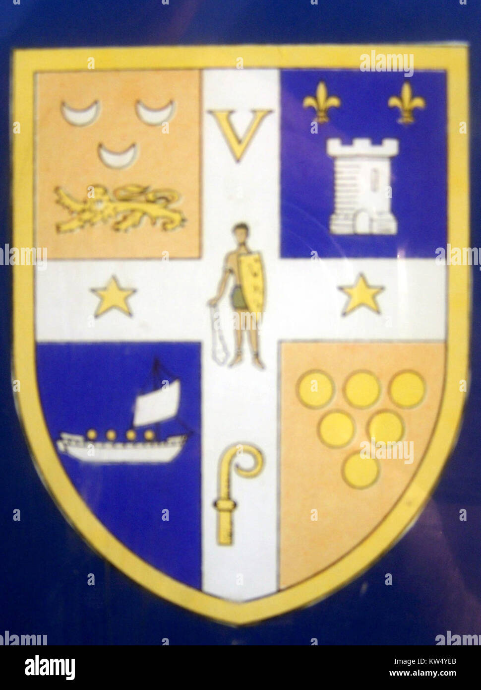 The Blason of Preignac is a heraldic symbol representing the French ...