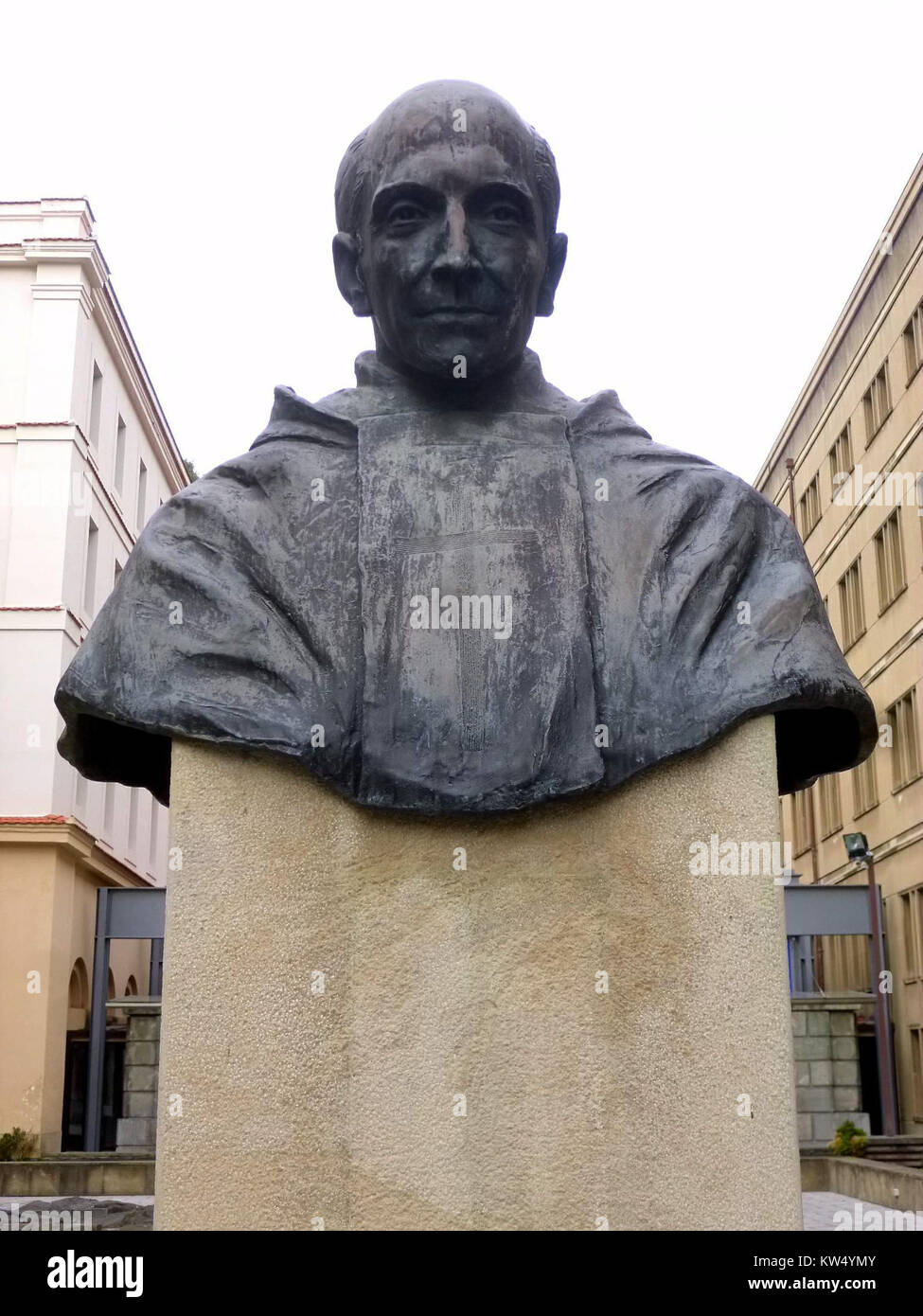 The Monument to Pedro Arrupe at the Universidad de Deusto in Bilbao ...