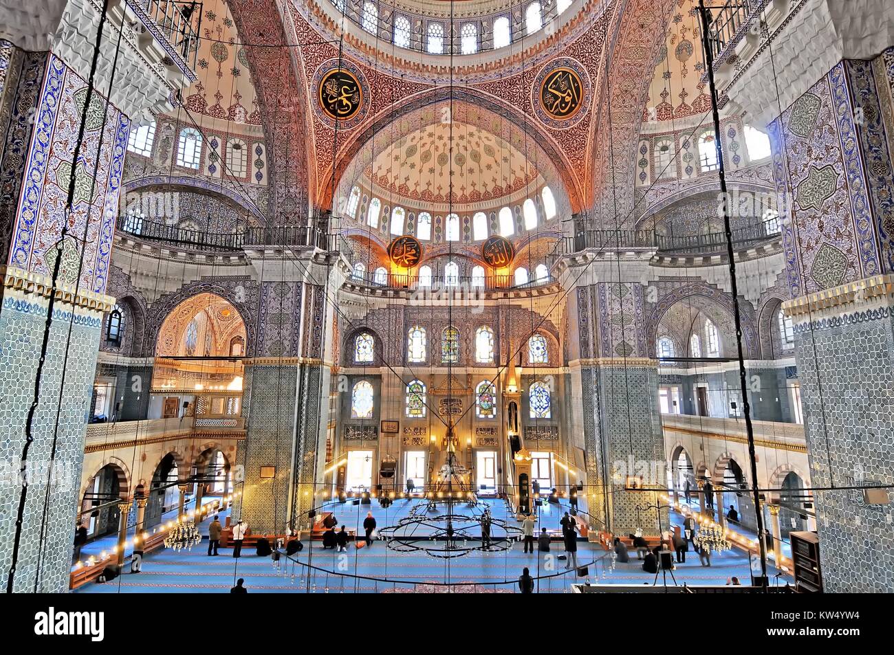 DECEMBER 30,2009 ISTANBUL TURKEY. The new Mosque located in Eminonu ...