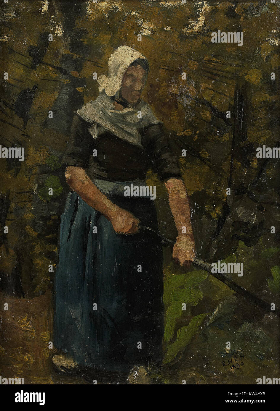 Boerin met stok (Farmer Woman with Stick) is a 17th-century Dutch ...