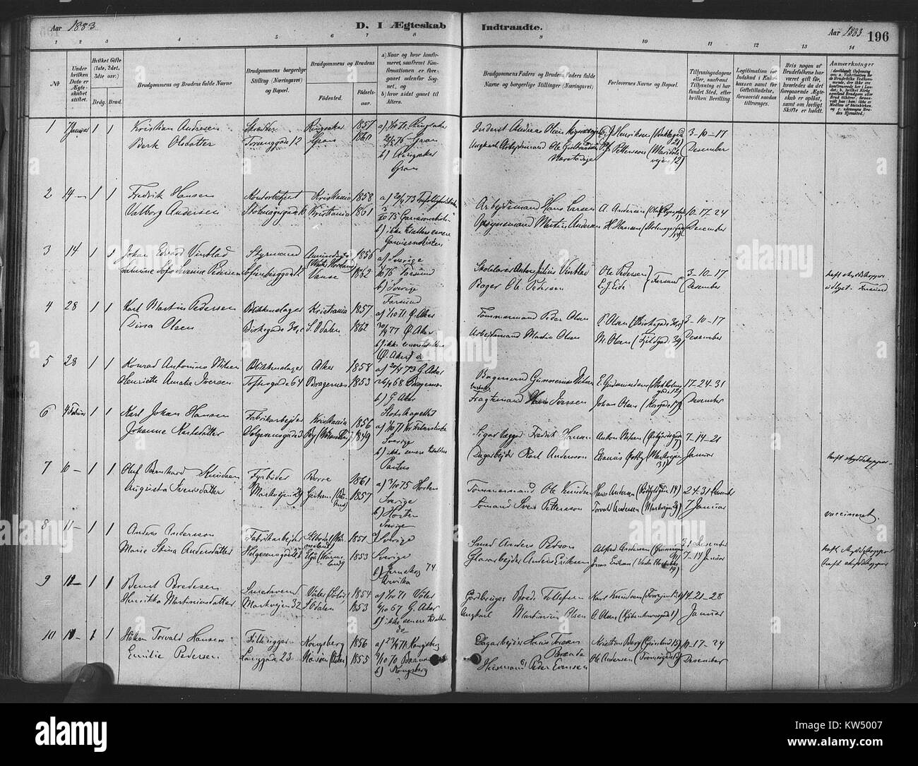 Marriage took Black and White Stock Photos & Images - Alamy