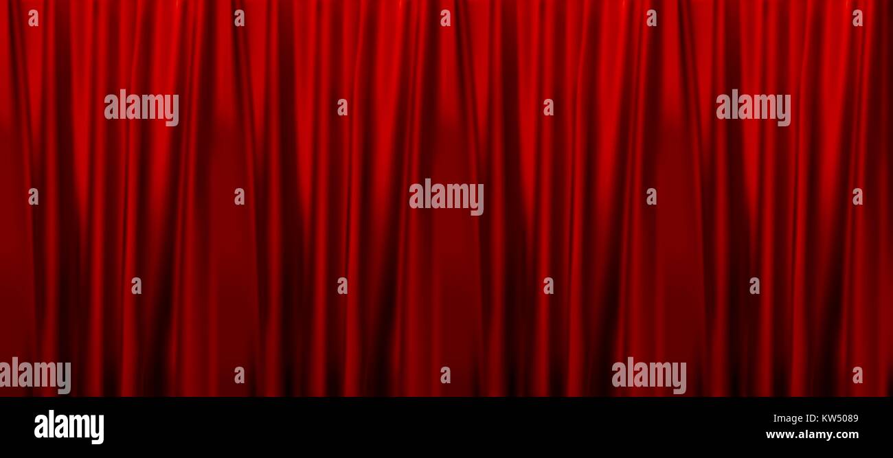 Red curtains Stock Vector Images - Alamy
