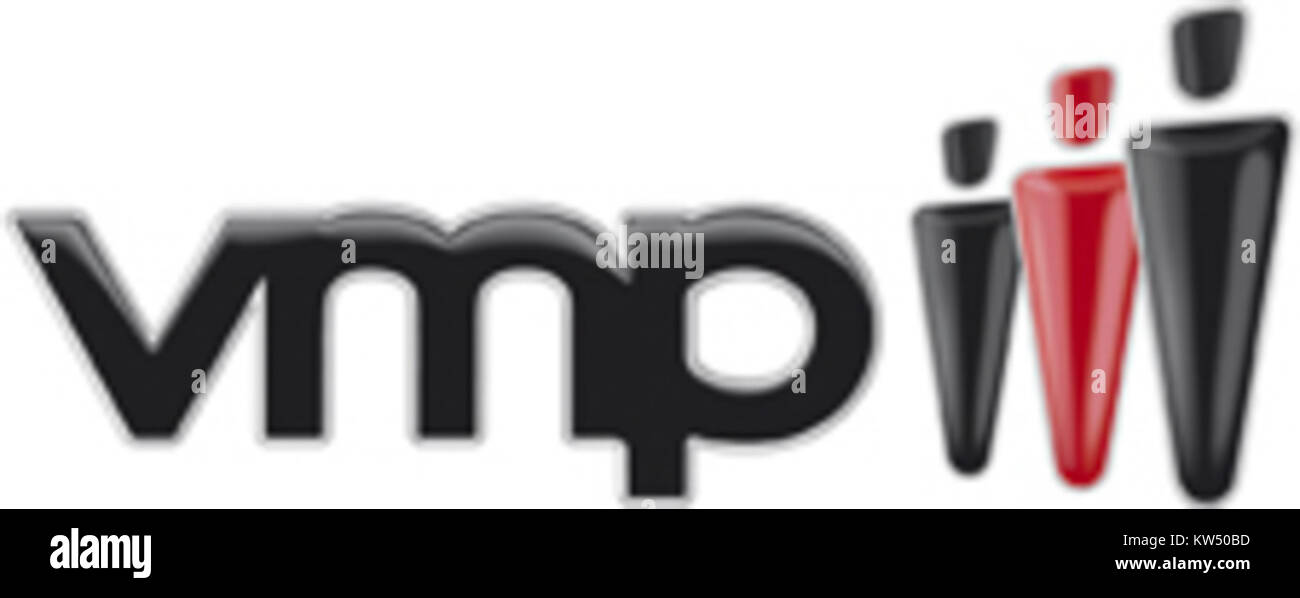 The VMP logo, designed in 3D RGB format, represents a modern visual ...