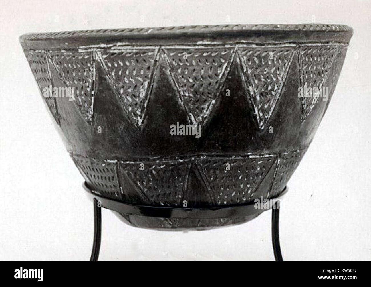 The Black Incised Ware Bowl, dated to the 2nd millennium BCE, is an ...