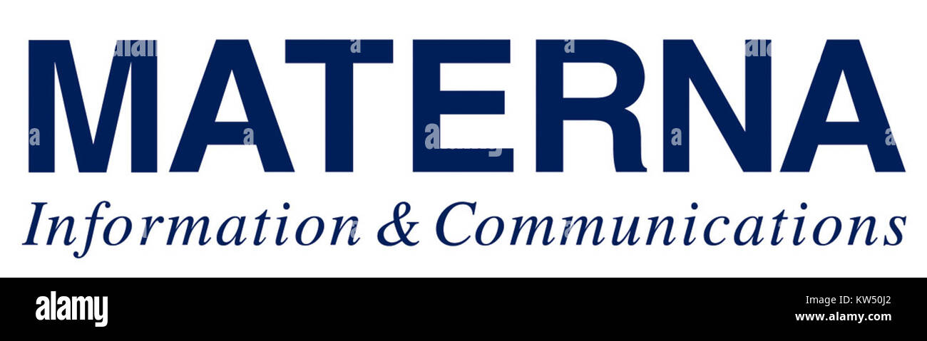Logo MATERNA GmbH Stock Photo - Alamy