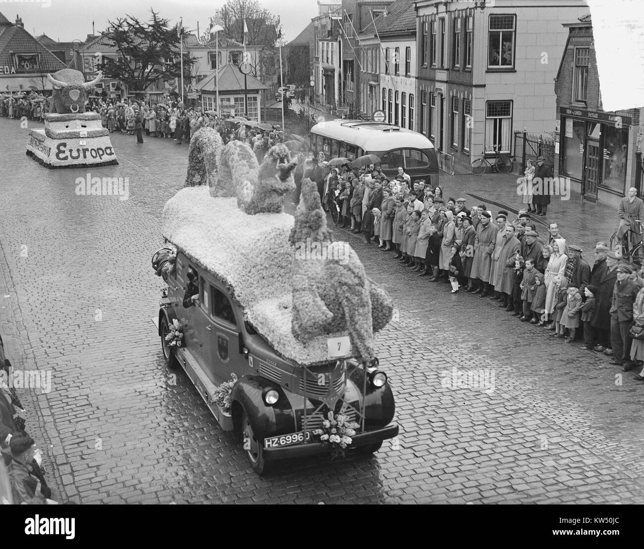 The Bloemencorso te Lisse is a famous flower parade in the Netherlands ...