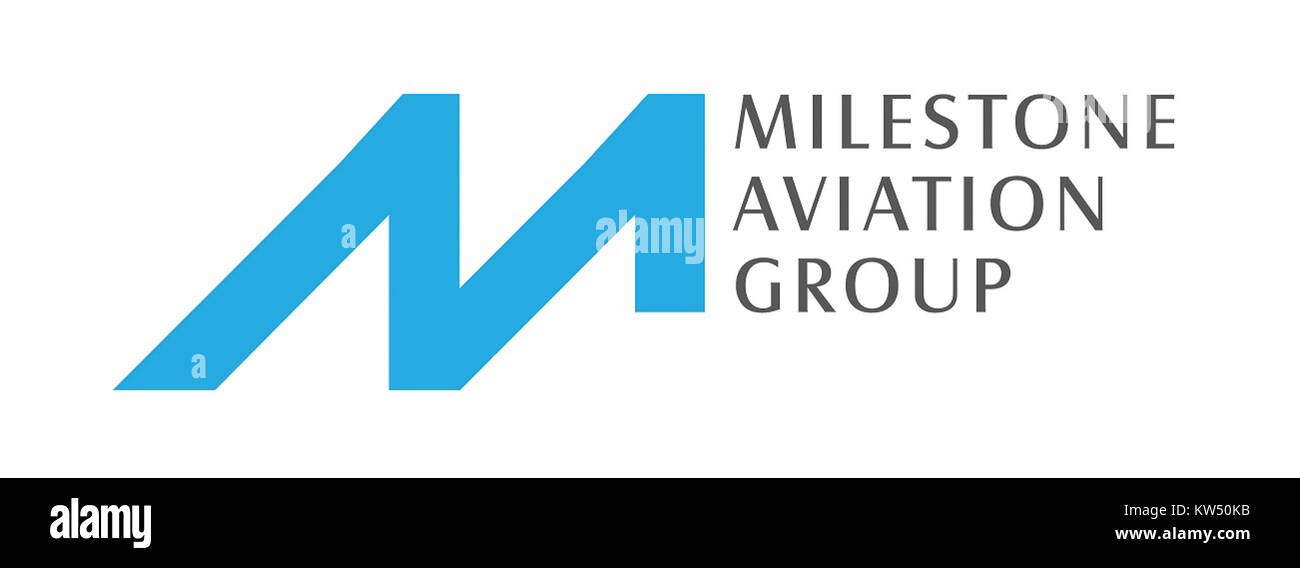 The Milestone Aviation Group logo represents the company's brand ...