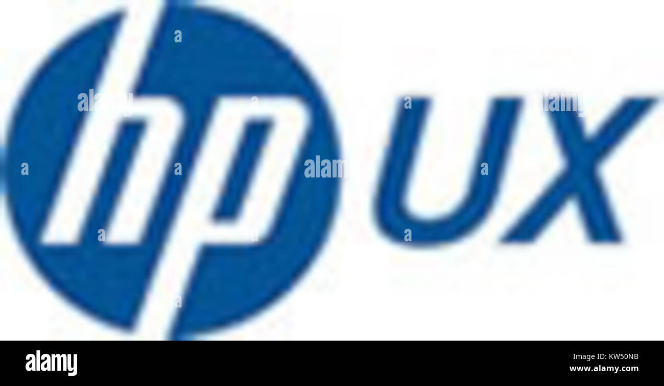 The HP UX logo is part of the branding for Hewlett-Packard's UNIX ...