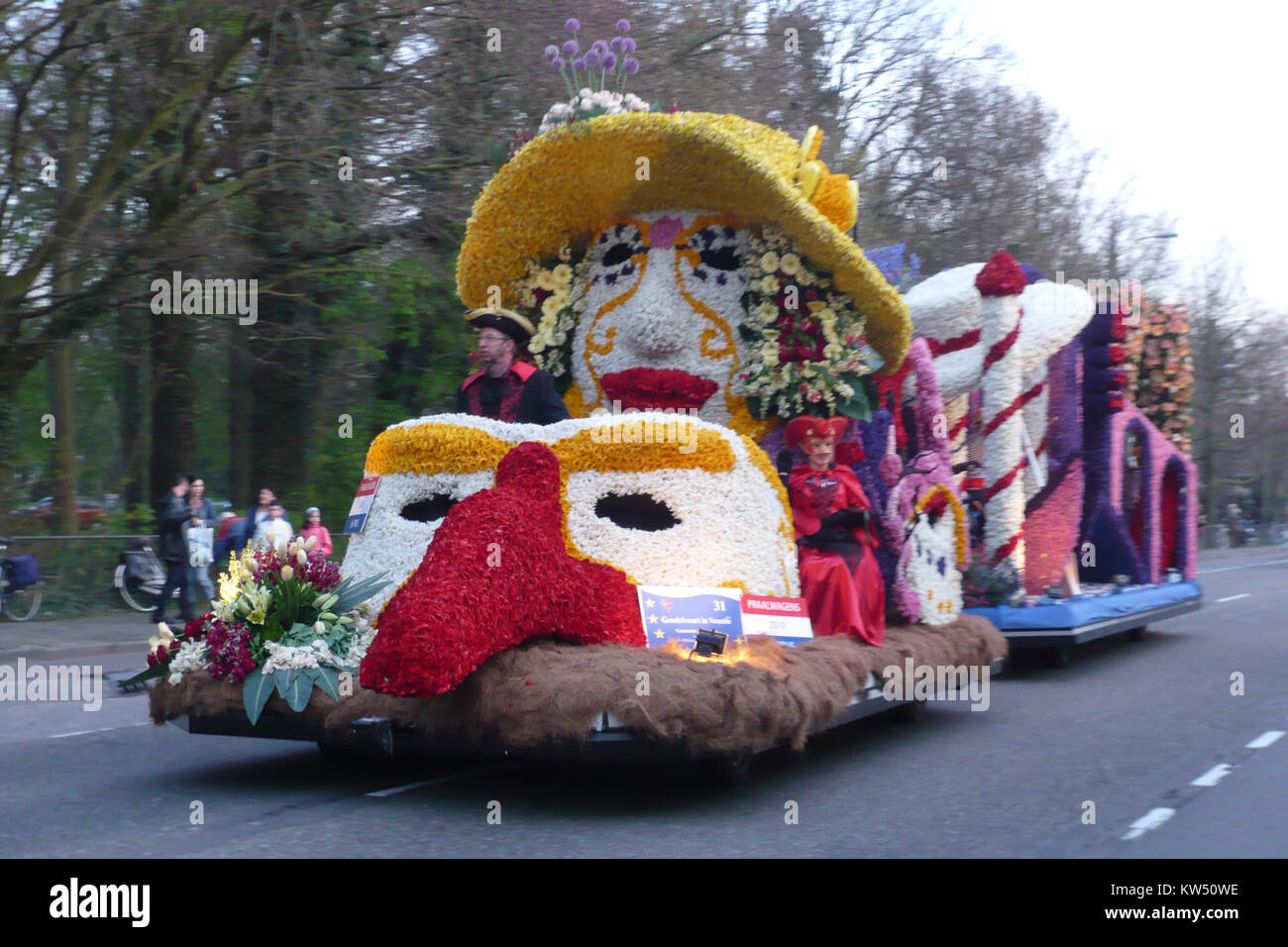 Photograph capturing the 2010 Flower Parade (Bloemencorso) in Heemstede ...