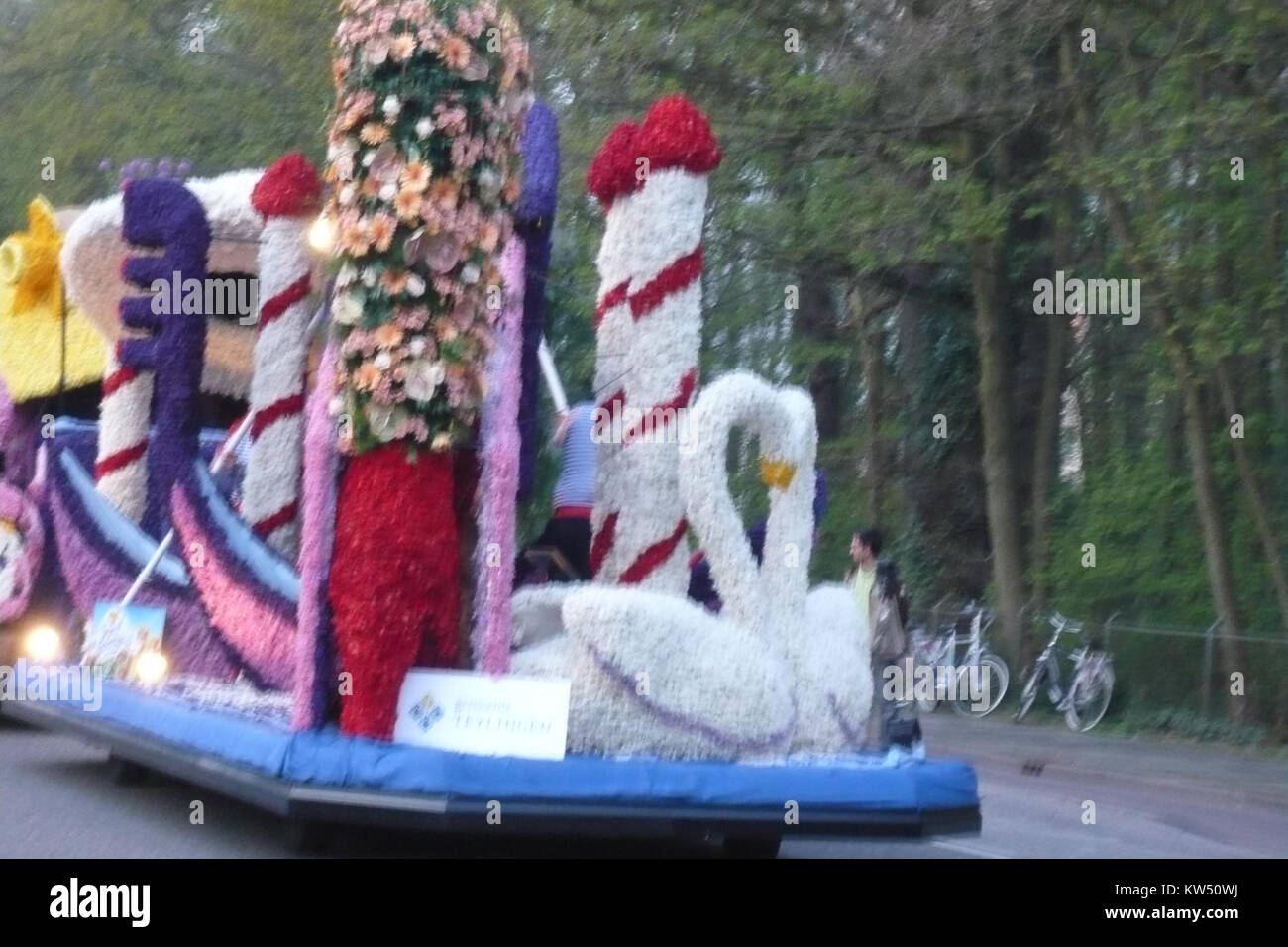 The Bloemencorso in Heemstede, Netherlands, is an annual flower parade ...