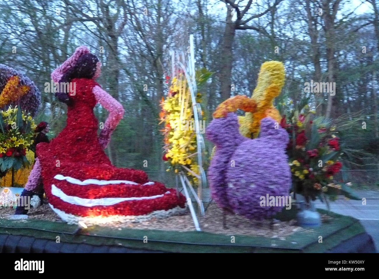 The Bloemencorso in Heemstede, Netherlands, is a flower parade that ...