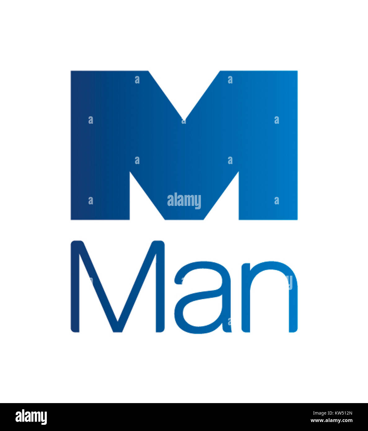 Man Logo RGB Stock Photo - Alamy