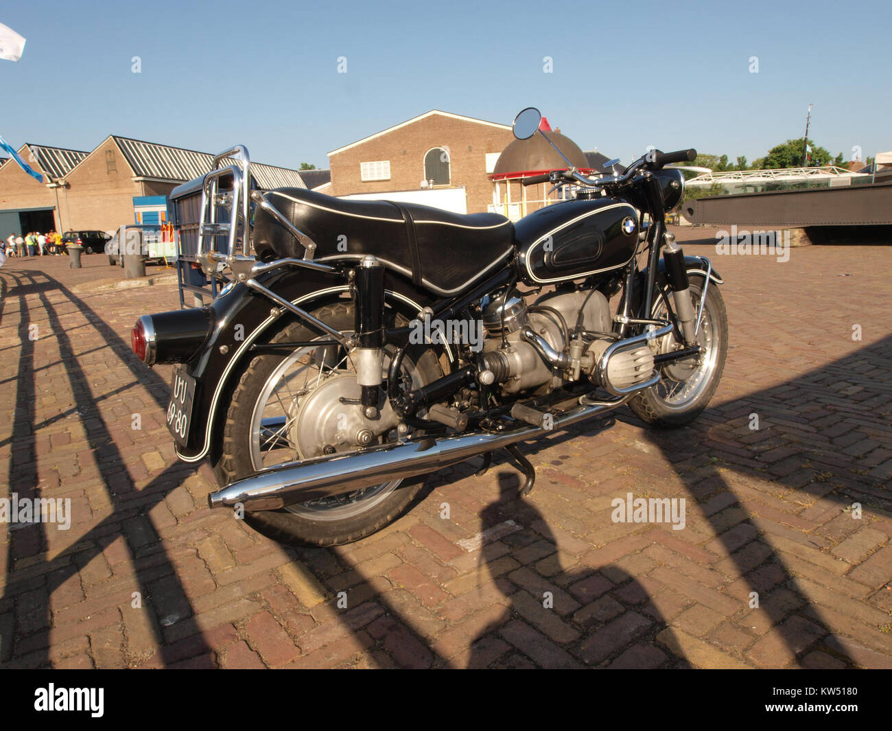 The BMW R50 from 1964, a classic motorcycle, is shown with Dutch ...