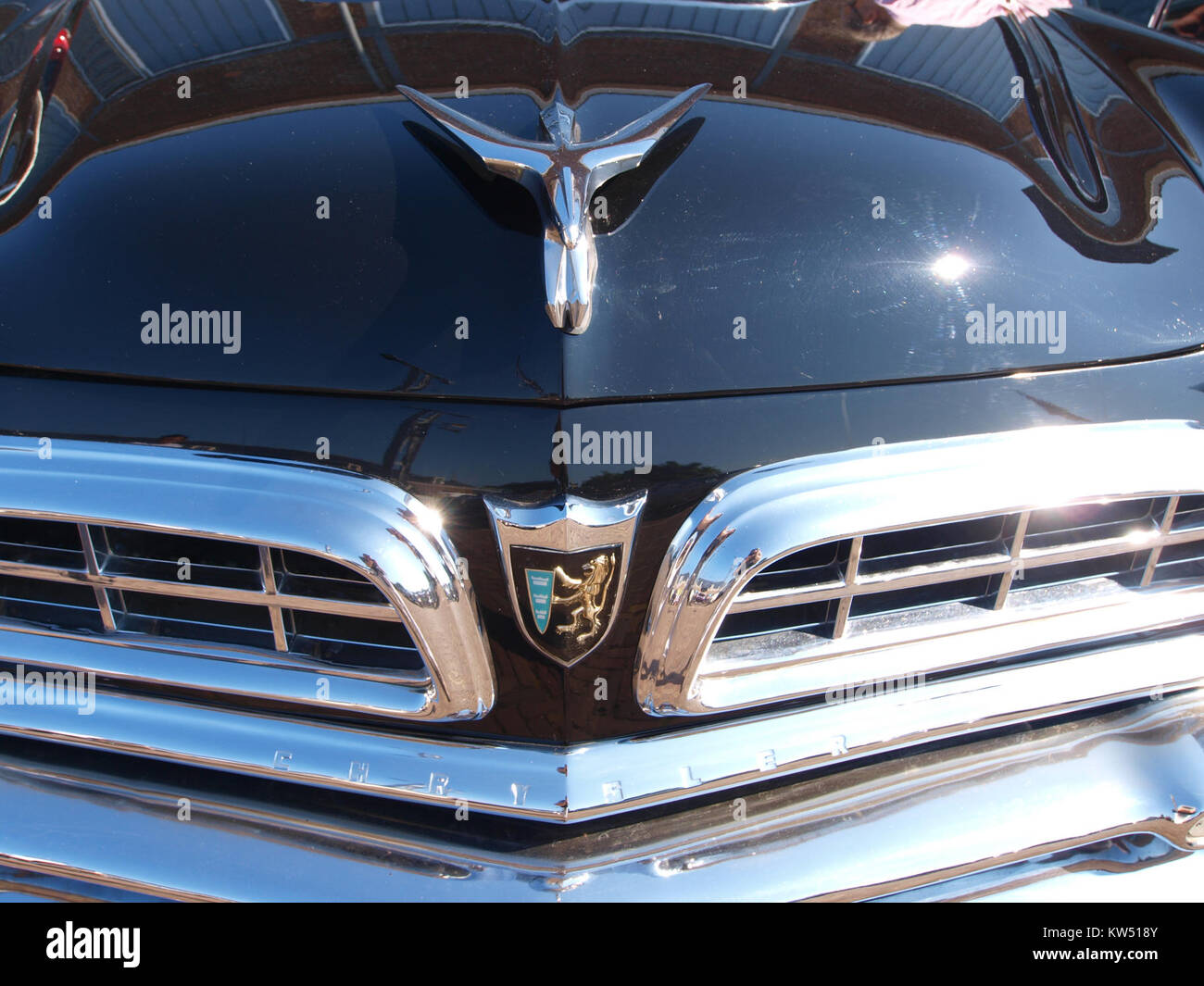This image features a classic Black Chrysler, capturing the design and ...