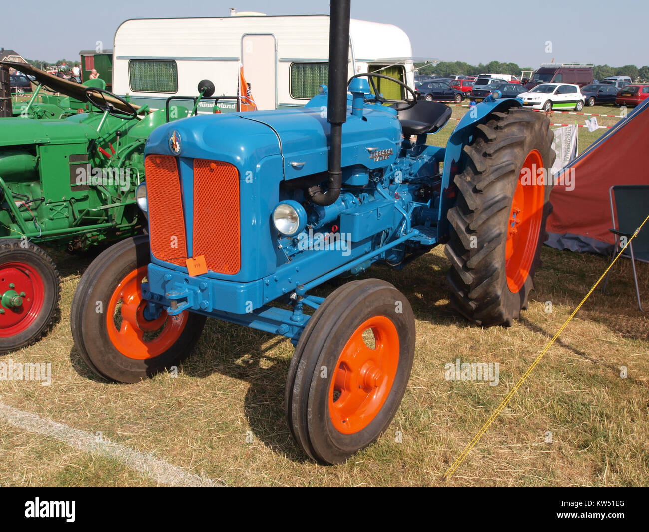 The Bleu Fordson Major, a vintage tractor, is known for its robust ...