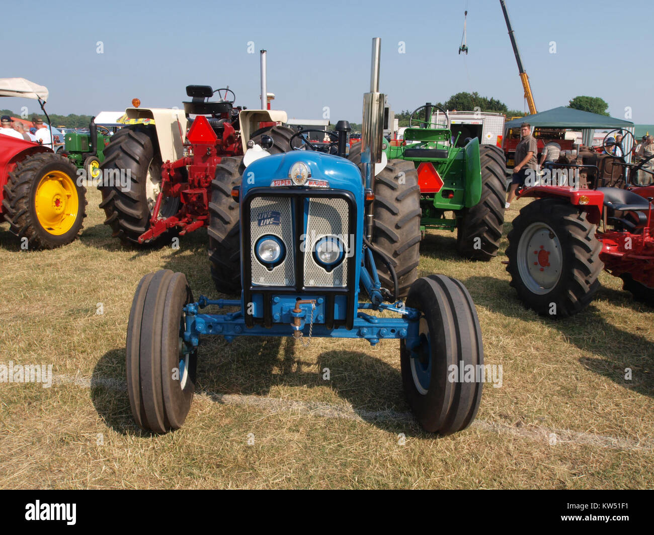 The Blue Fordson Super Major is a classic agricultural tractor model ...