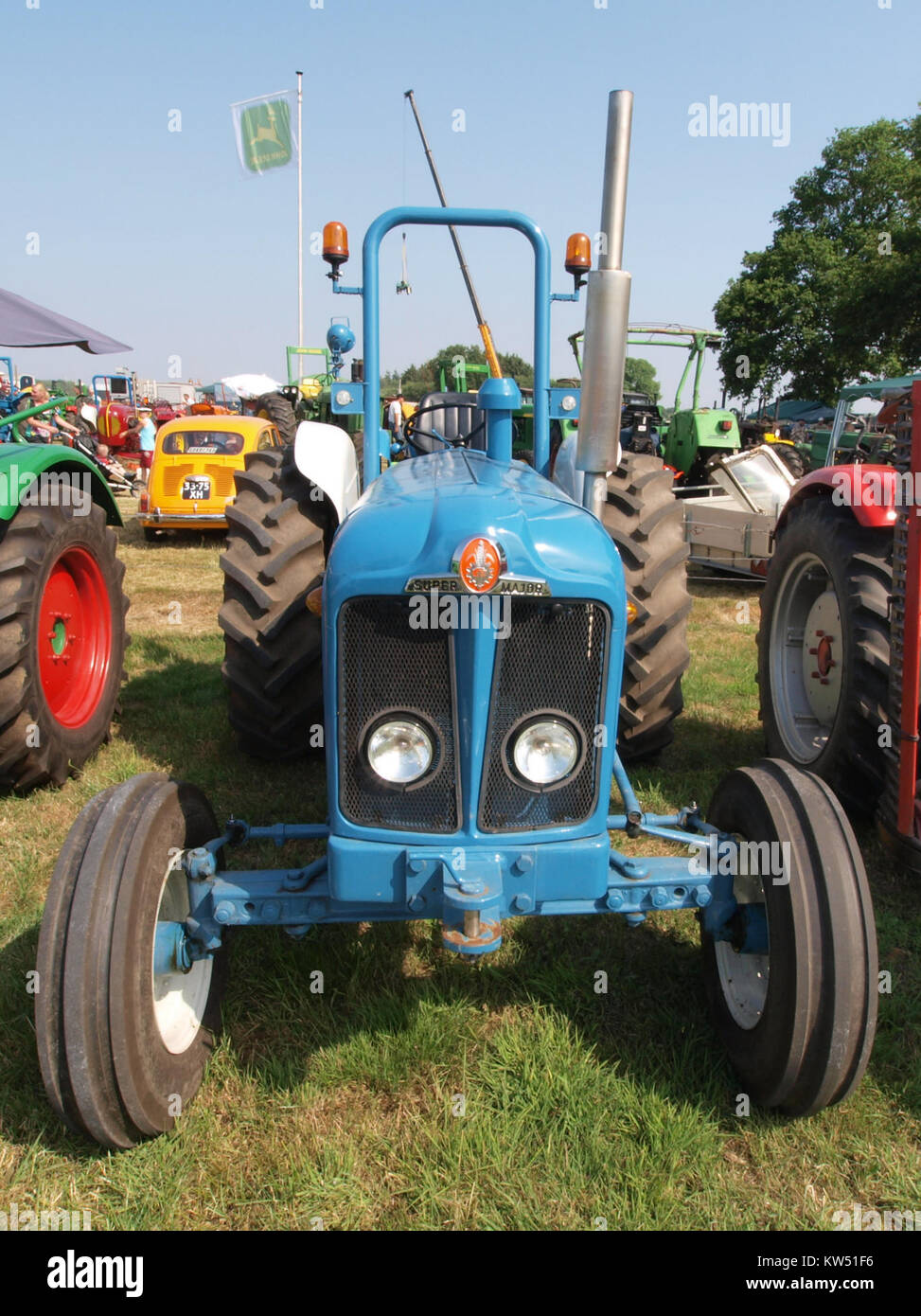 The Blue Fordson Super Major is a vintage tractor model, known for its ...