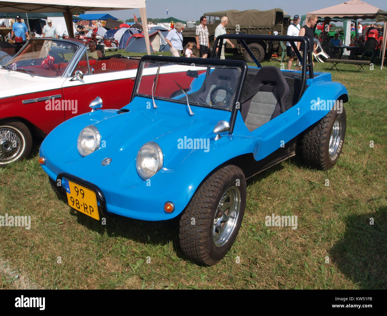 Blue Volkswagen Buggie Stock Photo - Alamy