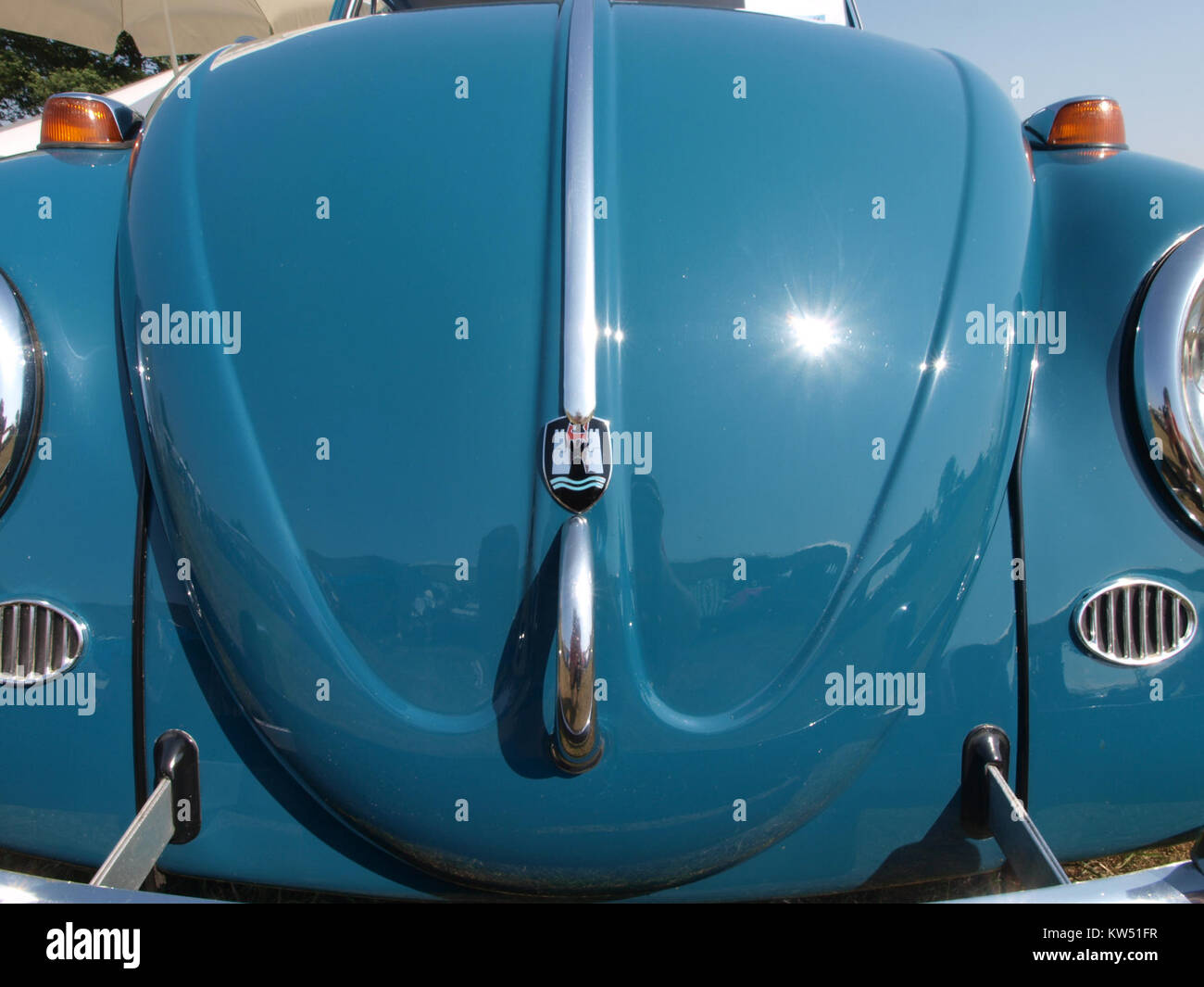 This image shows a blue Volkswagen Kaever, a compact car known for its ...