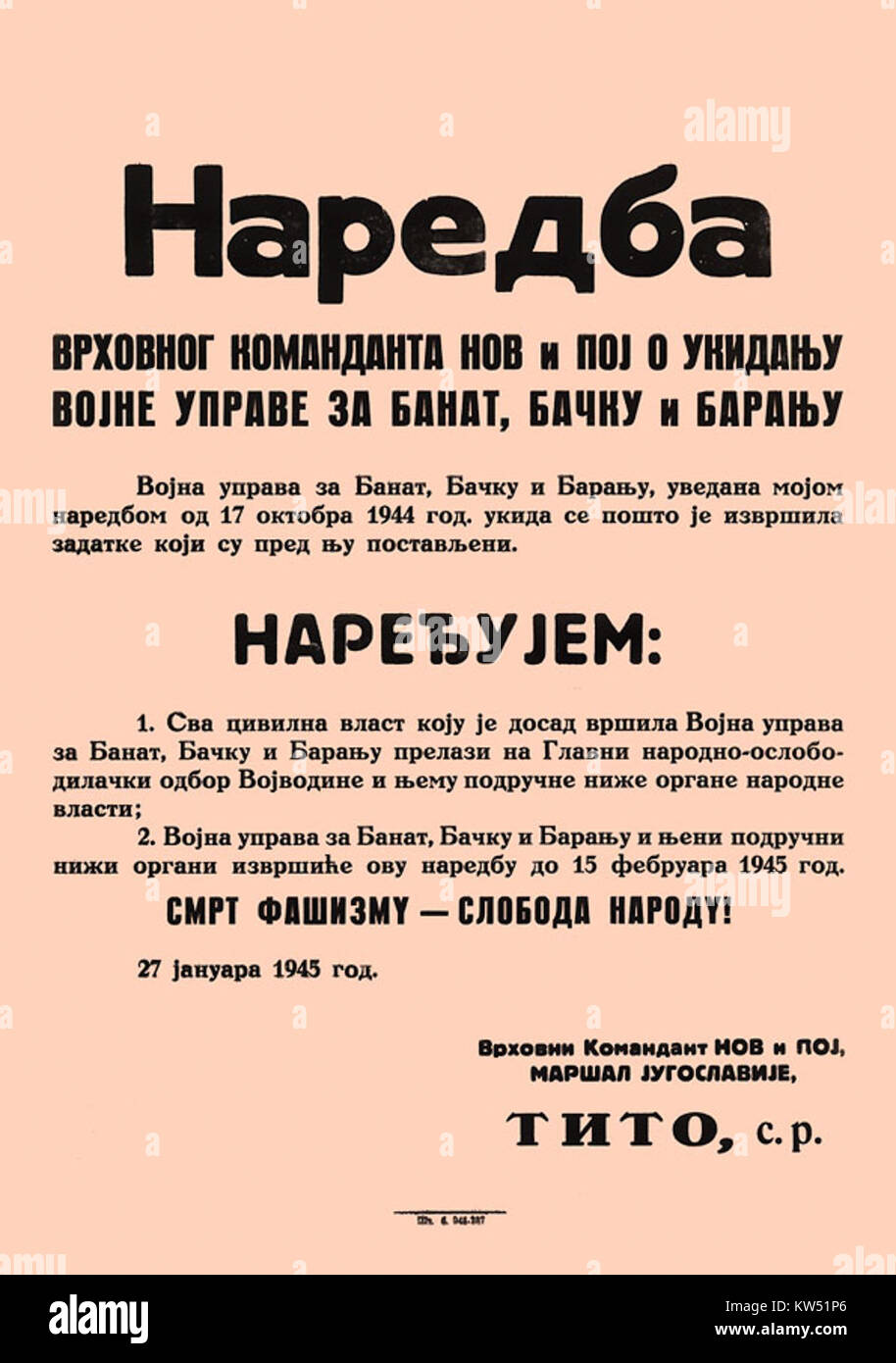 Naredba hi-res stock photography and images - Alamy