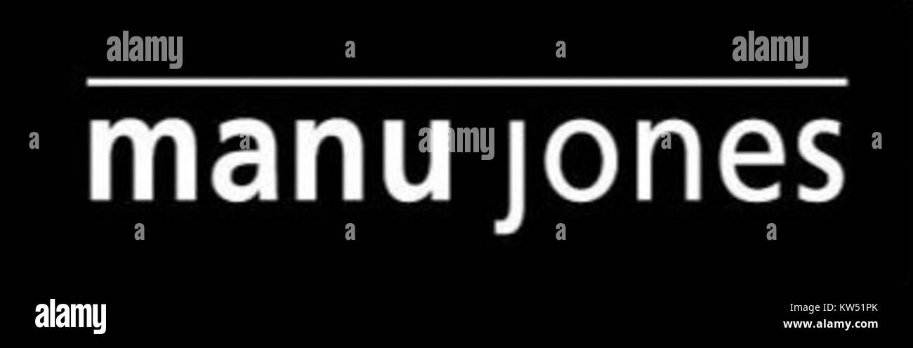 The logo of Manu Jones represents the personal brand or business ...