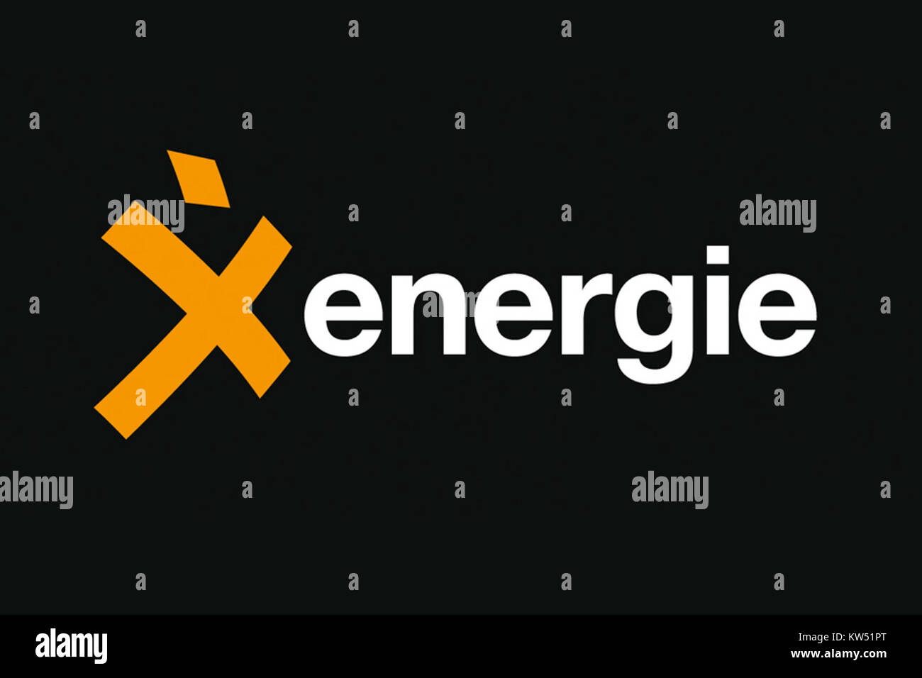 X Energie logo Stock Photo - Alamy