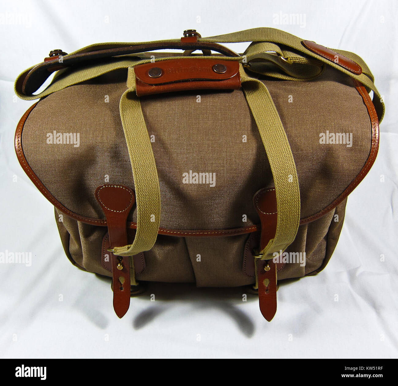 A photograph of a Billingham 335 camera bag, showing its durable design ...