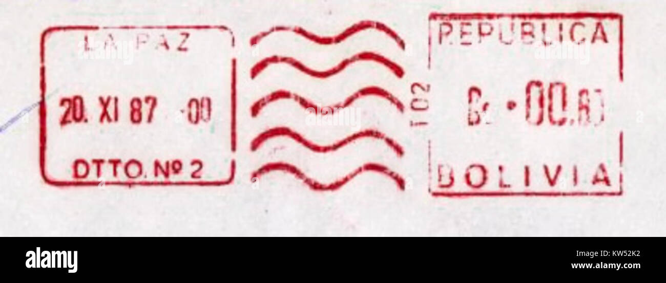 The Bolivia stamp type PO2B is a rare collectible item issued by ...