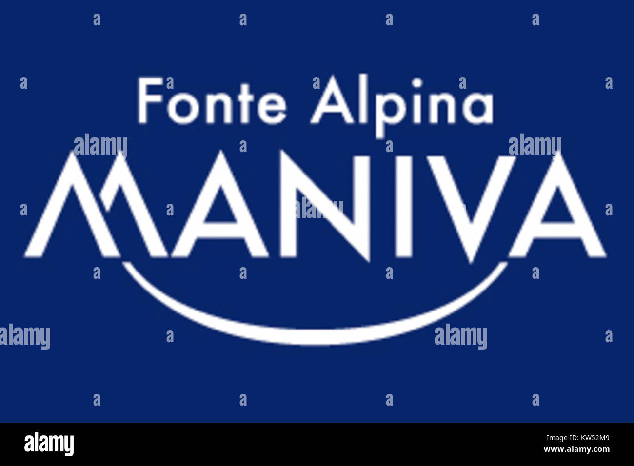Logo Acqua Maniva Stock Photo - Alamy