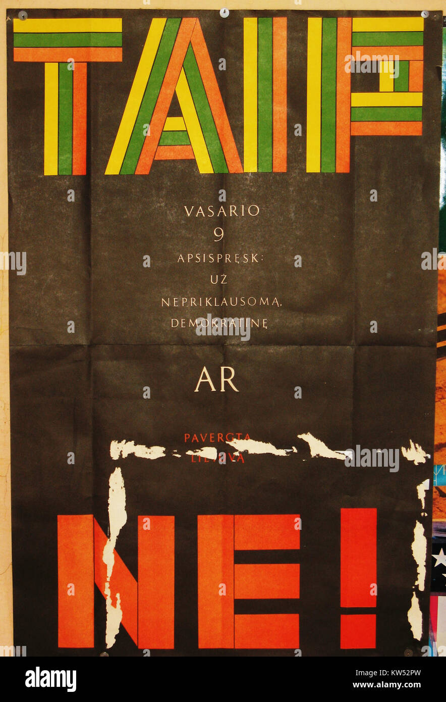 Lithuania poster hi-res stock photography and images - Alamy