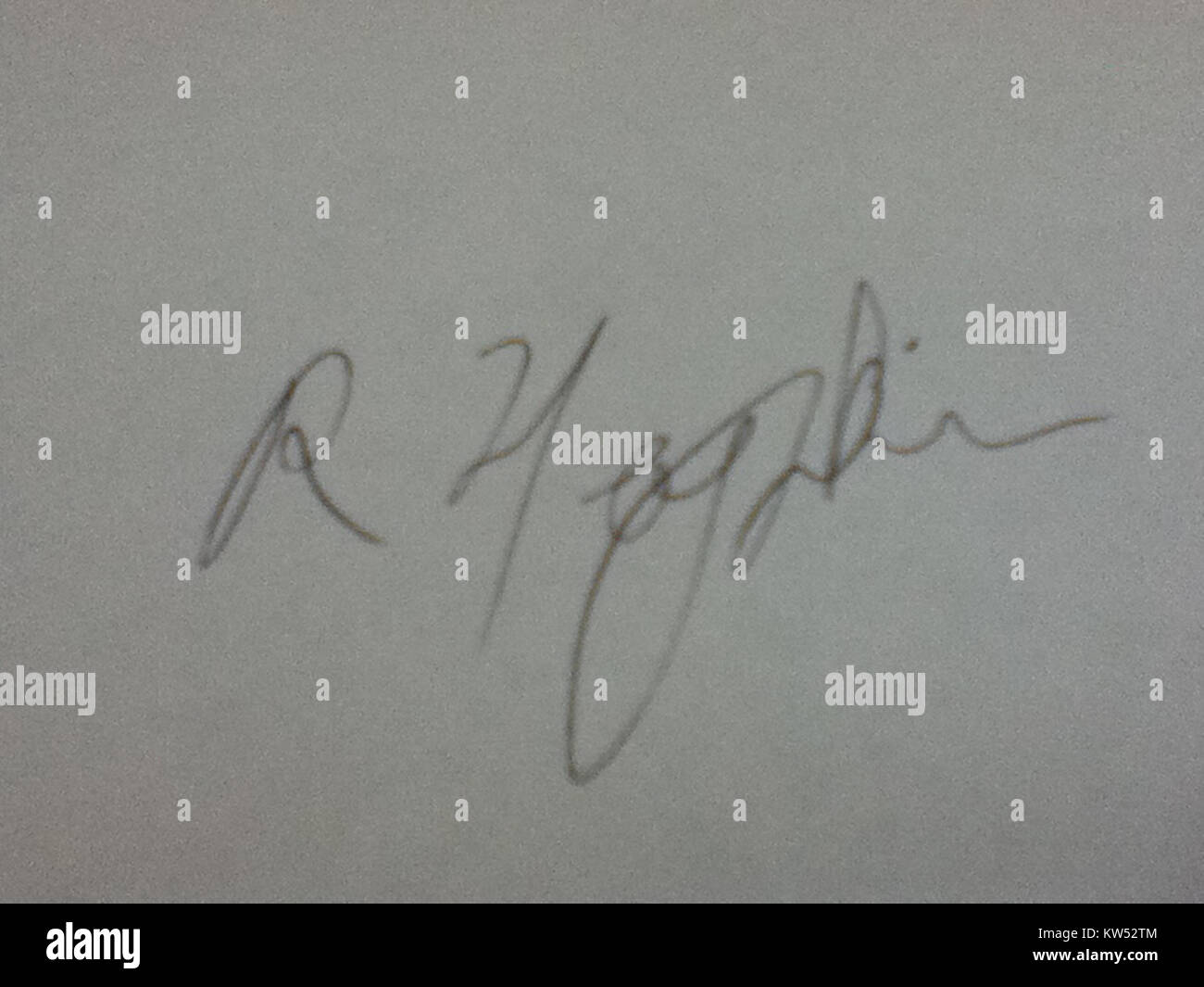 An autograph of Richard Hopkins, a notable figure known for his ...