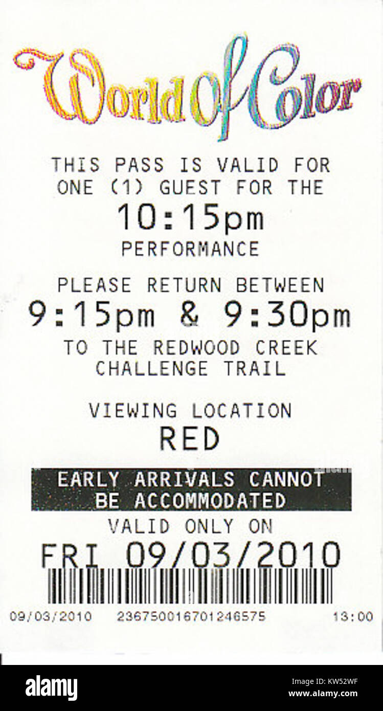 'World of Color' is a vibrant visual experience, commonly associated ...