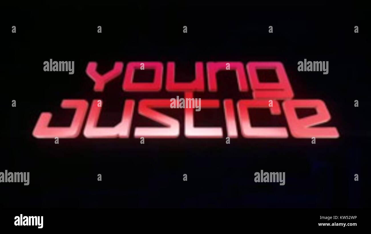 Young Justice Title Stock Photo - Alamy