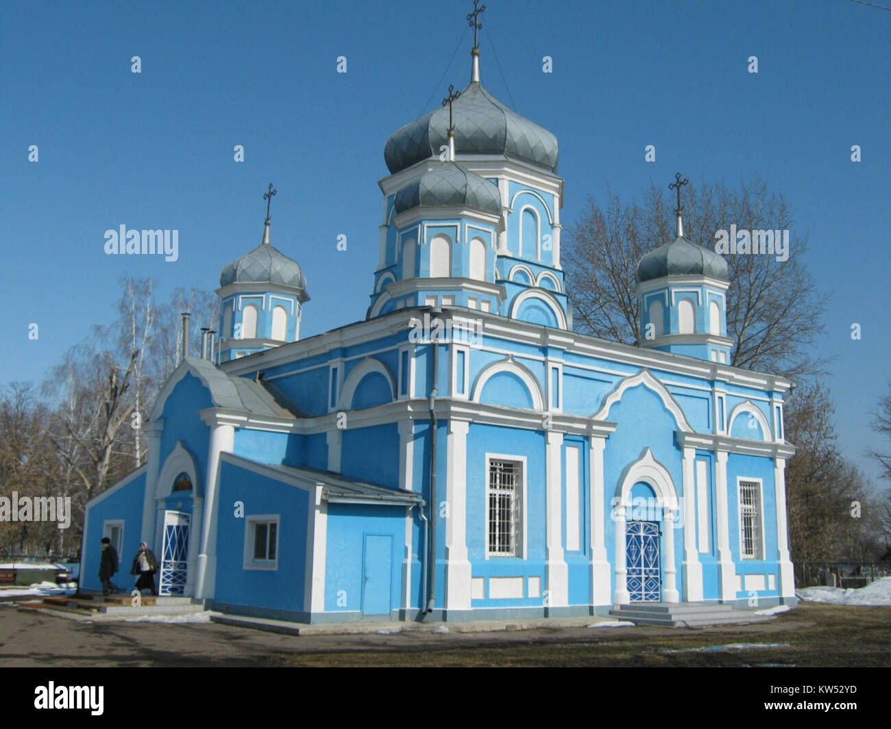 Bobrov Church, located in Russia, is a historic religious site with ...