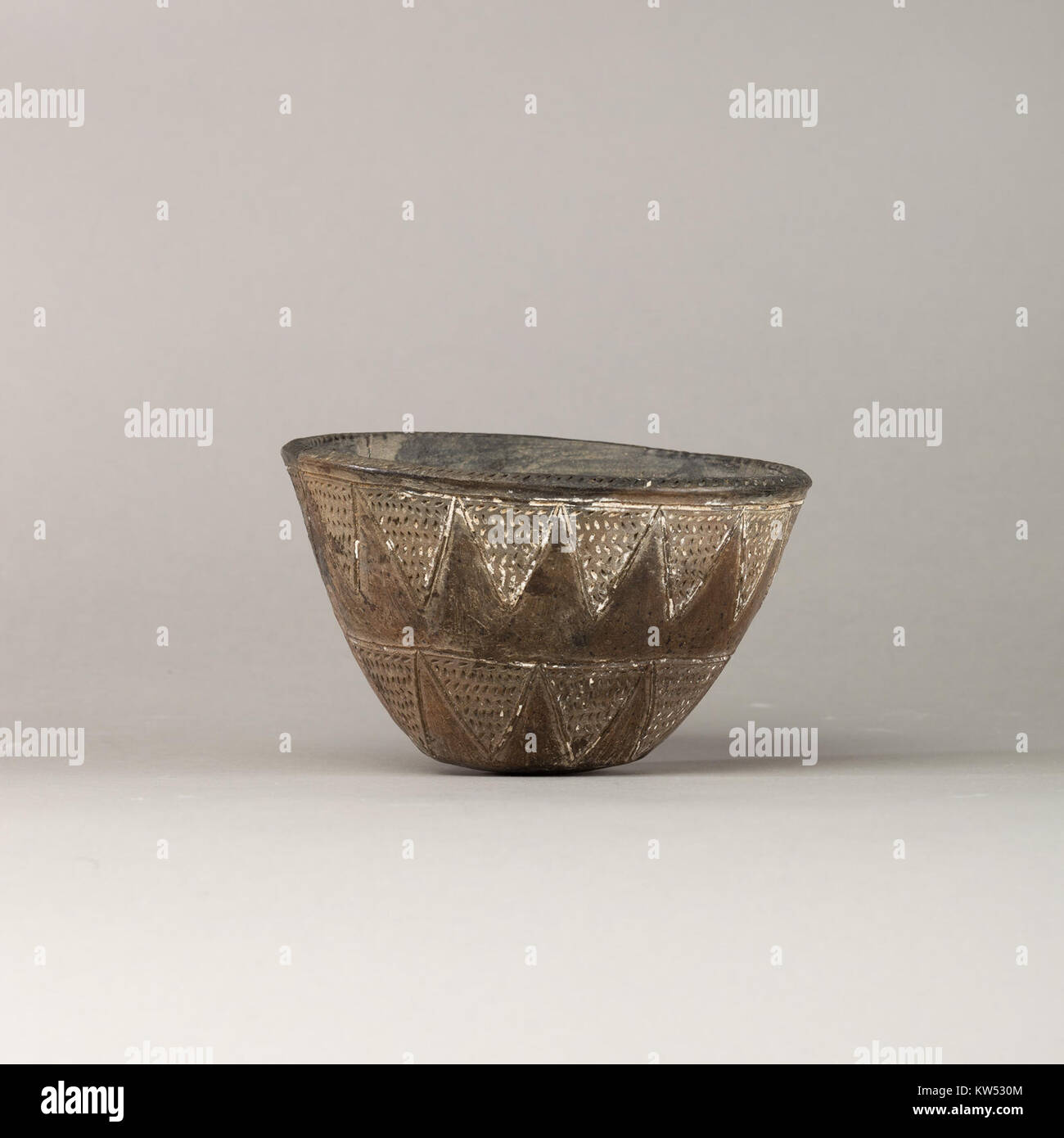 The Black Incised Ware Bowl is an artifact held in the MET collection ...