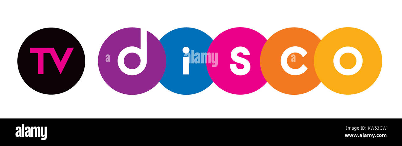 The TV.Disco logo is an emblem used by the television network Disco ...