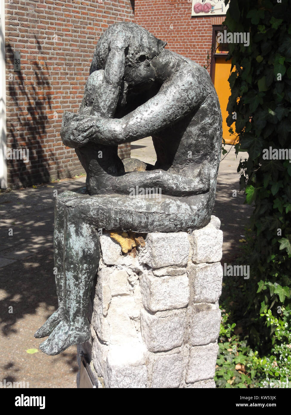 Boekel's sculpture titled 'Intimiteit' represents a work focused on the ...