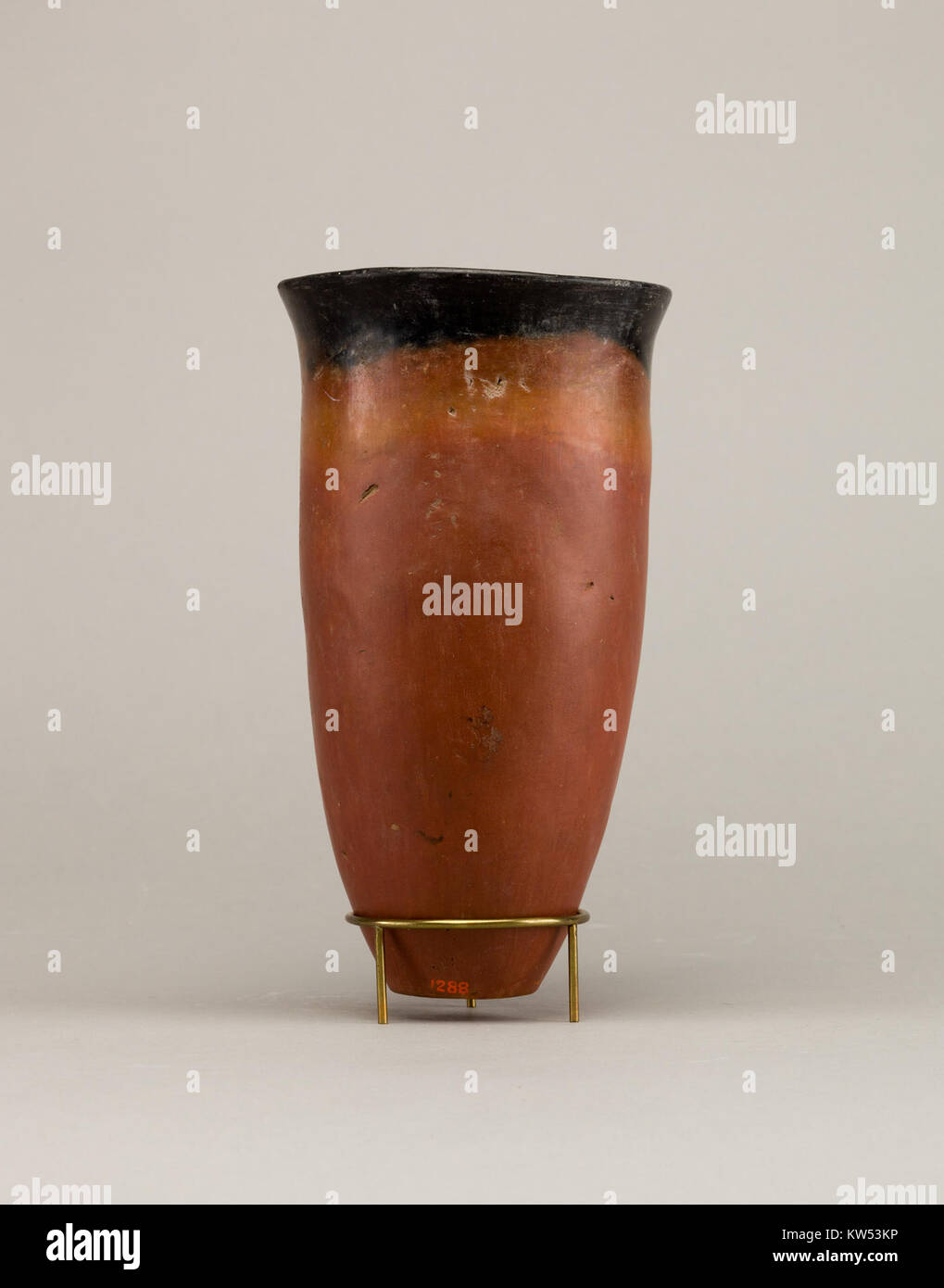 This black-topped red ware beaker is part of the collection at the ...