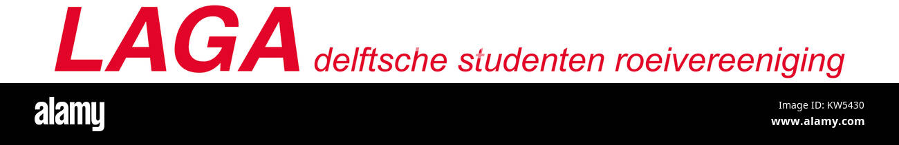 The logo of Delftsche Studenten Roeivereeniging Laga, a rowing club in ...