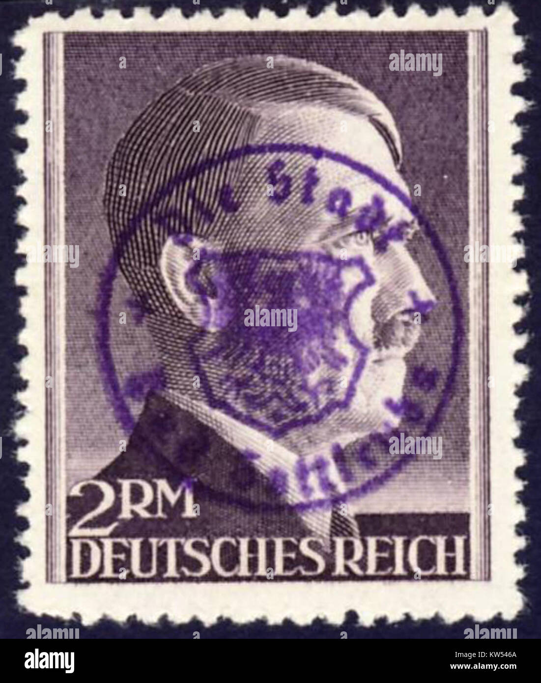 This stamp from Bad Gottleuba, dated 1945, commemorates a specific ...