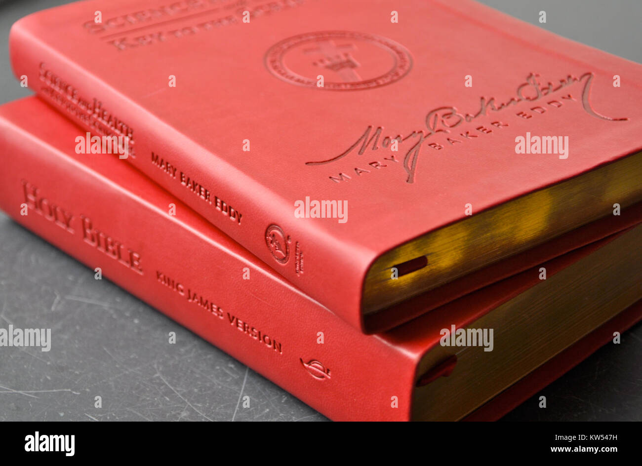 Science and Health (Christian Science) and the Bible (2 Stock Photo - Alamy